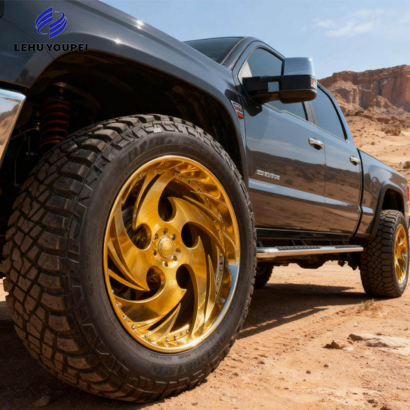 Forged Wheels 18-24 Inch Luxury Alloy Rims Multi Spoke Forged Gold ...