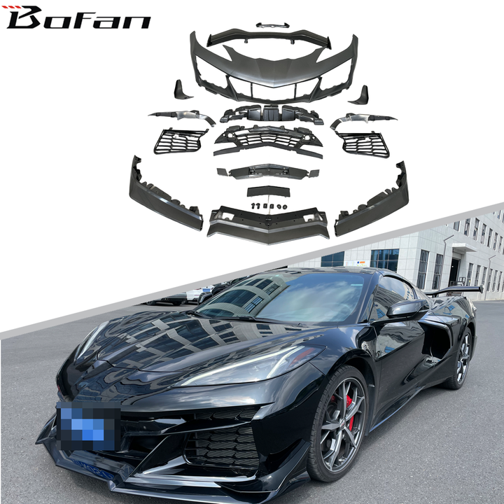 Auto C8 Z06 Style Front Bumper Modification for Chevrolet Corvette