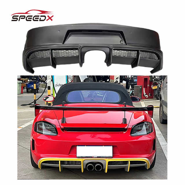 Porsche 987 Cayman Boxster Upgrade GT4 Body Kit Rear Bumper