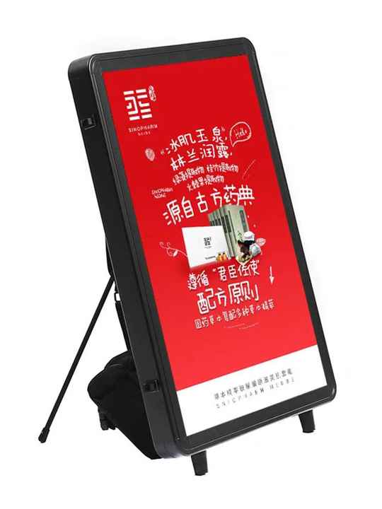Shop Our Factory Hot Sale Backpack Display with LED Lightbox
