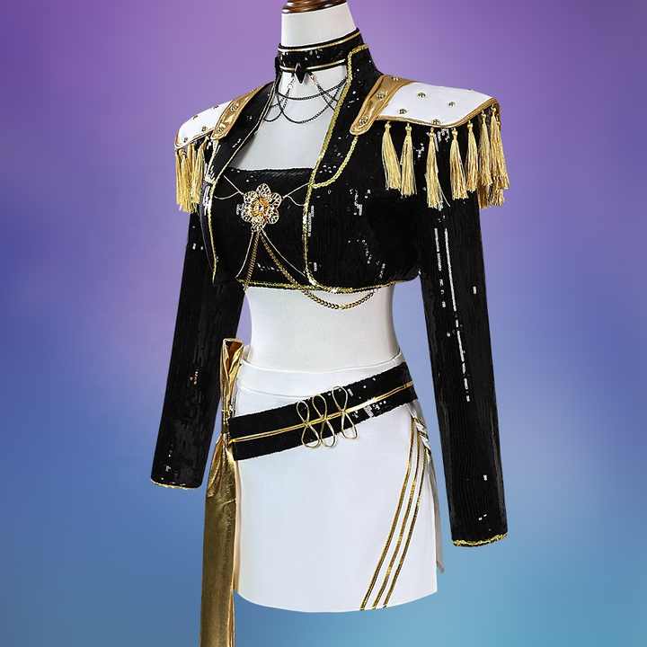 Megan Wholesale KPOP Demon Hunters Anime Costume Adult Kids Uniform ...