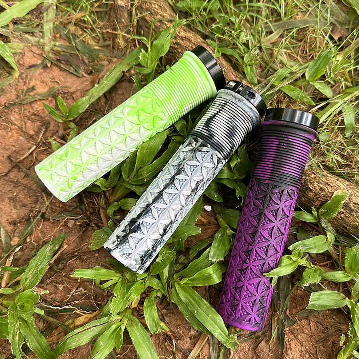 Universal Bicycle Handle Grip Mixed Color Single-side Lock Folding Mtb ...