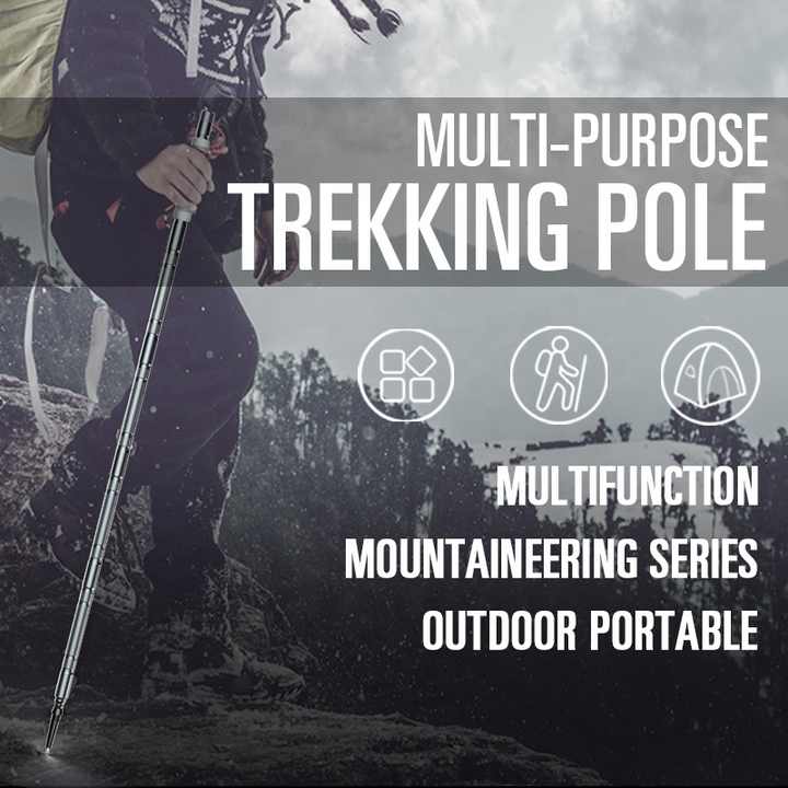Outdoor Multifunction Self Defense Tactical Trekking Pole Nordic ...
