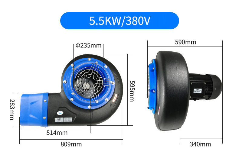 Centrifugal air blower fan automatic car wash dryer blower for auto car ...