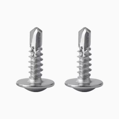 LeGood Stainless Steel Self-Drilling Screw 410 Steel Cross Recessed PH Washer Truss Head #8/#10 ...