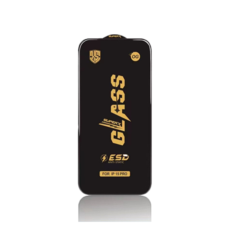 Esd Anti Static Super Big Arc Glass 0.4mm for Iphone 16 15pro 14promax ...