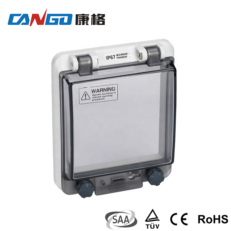 Transparent MCB Electric Enclosure IP67 Waterproof Cover