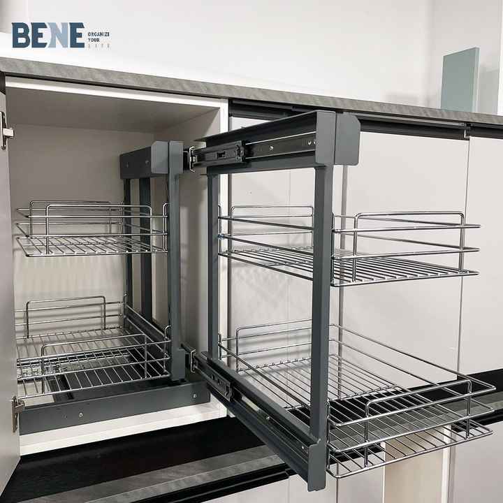 Universal Magic Corner Blind Corner Optimiser Kitchen Storage Hardware ...
