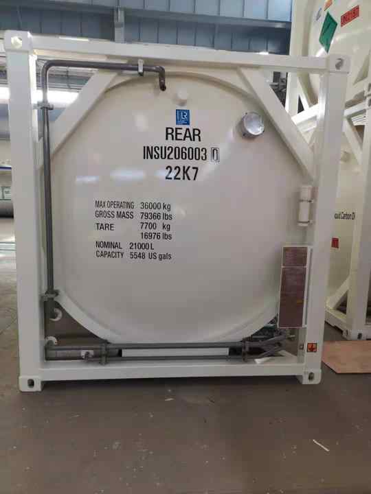 Asme Iso T75 Tank Container LCO2 Cryogenic Iso Tank 20ft