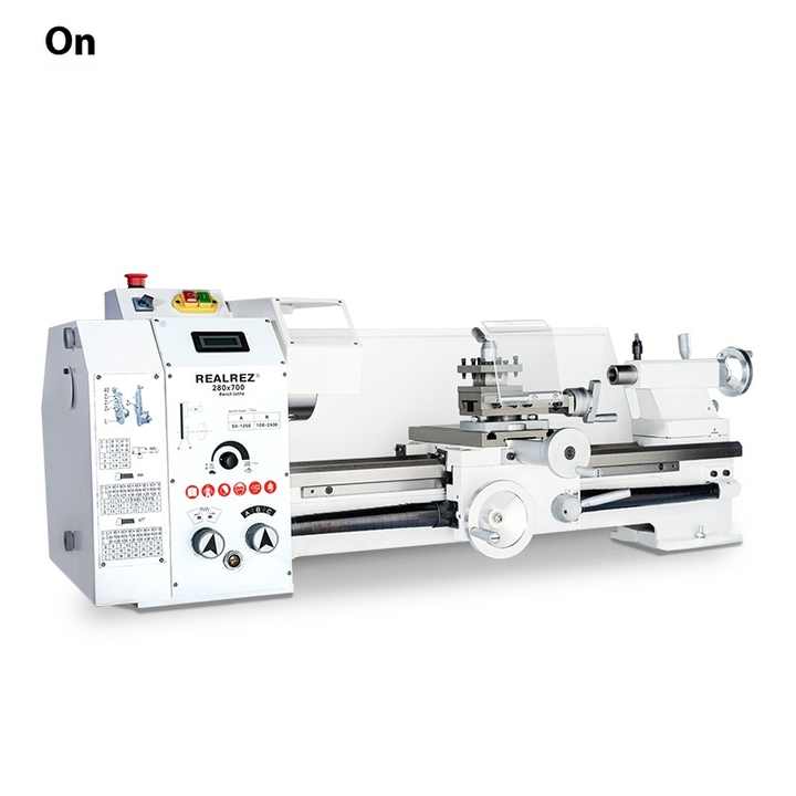 280X700 Light-Duty Small Horizontal Desktop Lathe for Wood Metal ...