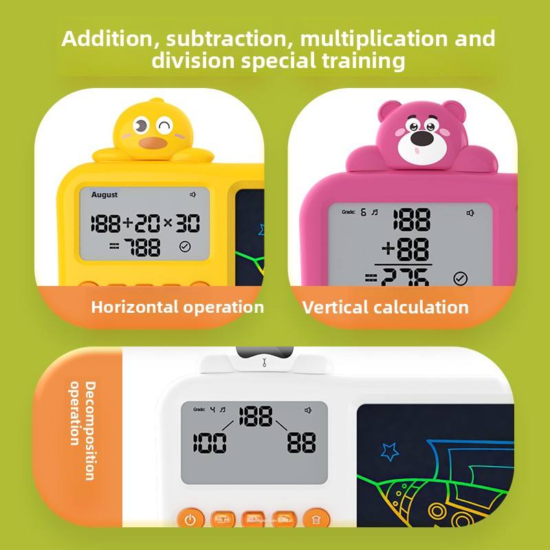 Interactive Color Display Electronic Math Game with Sketch Pad ...