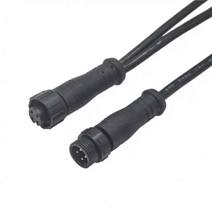 High Quality M12 M16 M18 M20 Waterproof Connector 3 Pin 3 Core IP67 ...