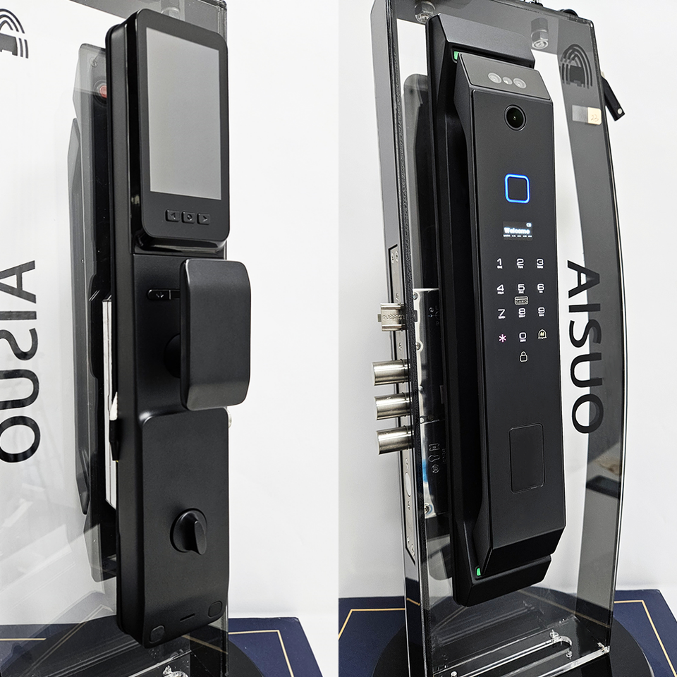 AISUO TUYA Video Intercom Smartlock Digital Smart Door Lock Fingerprint ...