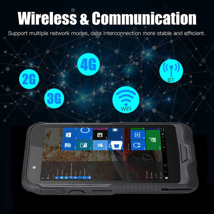 Cheap 4G+128G 6 Inch Mobile PDA Win10 Handheld Data Terminal