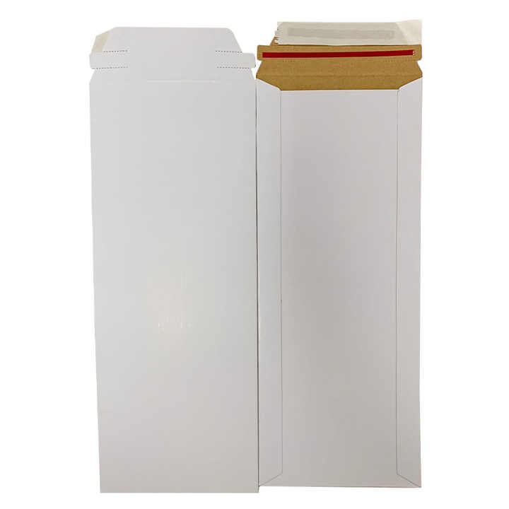Recycled Kraft Paper Cardboard Mailers - Rigid & Expandable