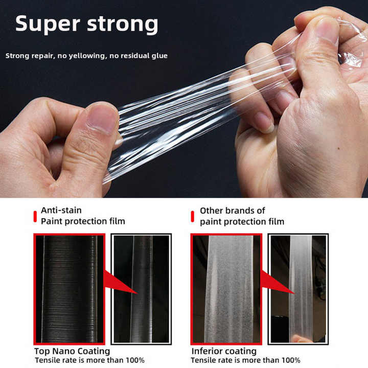 TPU Invisible Car Paint Protective Film Anti-Kick and Anti-Scratch Body ...