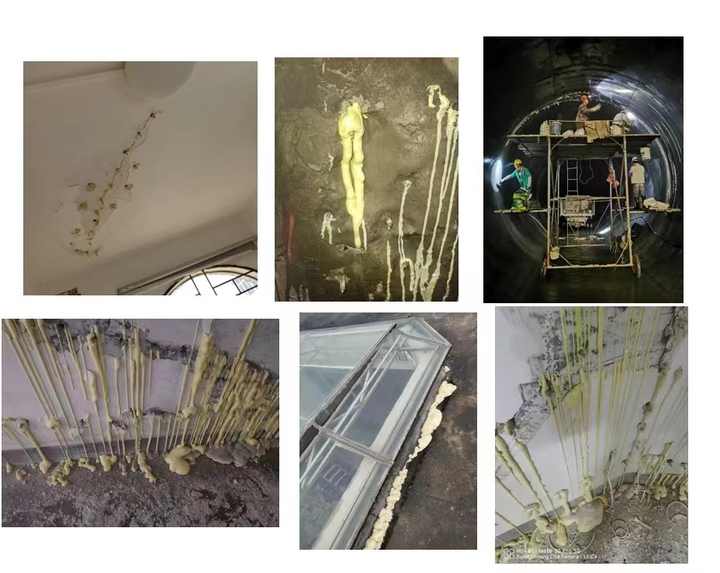 Waterproofing Injection Grouting Polyurethane Waterproof Injection ...