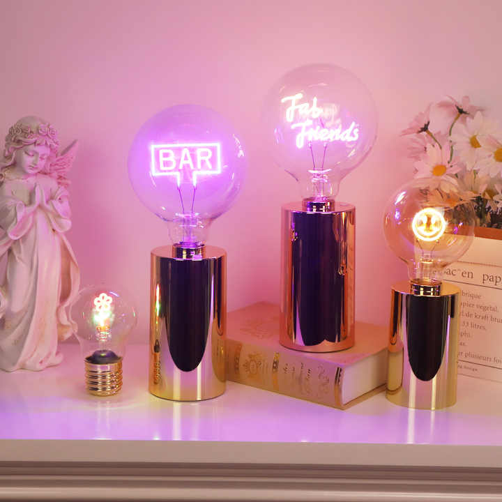 Romantic Love Led Letter Lights Sign Filament Led Bulb Light Source Cob ...