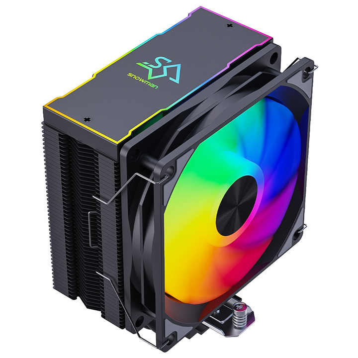 Snowman Cpu Cooler with 4 Heat Pipes - RGB Fans & Efficiency