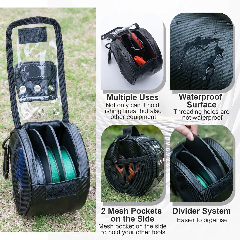 Multifunctional Portable Fishing Line Storage Bag Waterproof Outdoor ...
