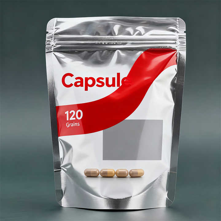Custom Self Seal Vitamin Capsule Pill Self-Standing Pouches Medicine ...