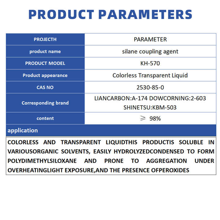 Liquid Silane Coupling Agent Adhesion Promoter A174 Z6030 CAS 2530-85-0 ...