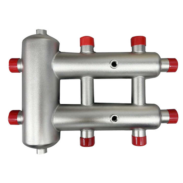 Modular Low Loss Header Hydraulic Separator Manifold Kit 1 1/4 Primary ...