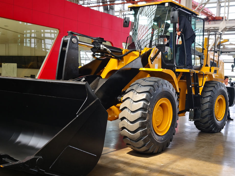 Wheel Loader 7 Ton Heavy Work Hydraulic Drive High Capacity Road ...