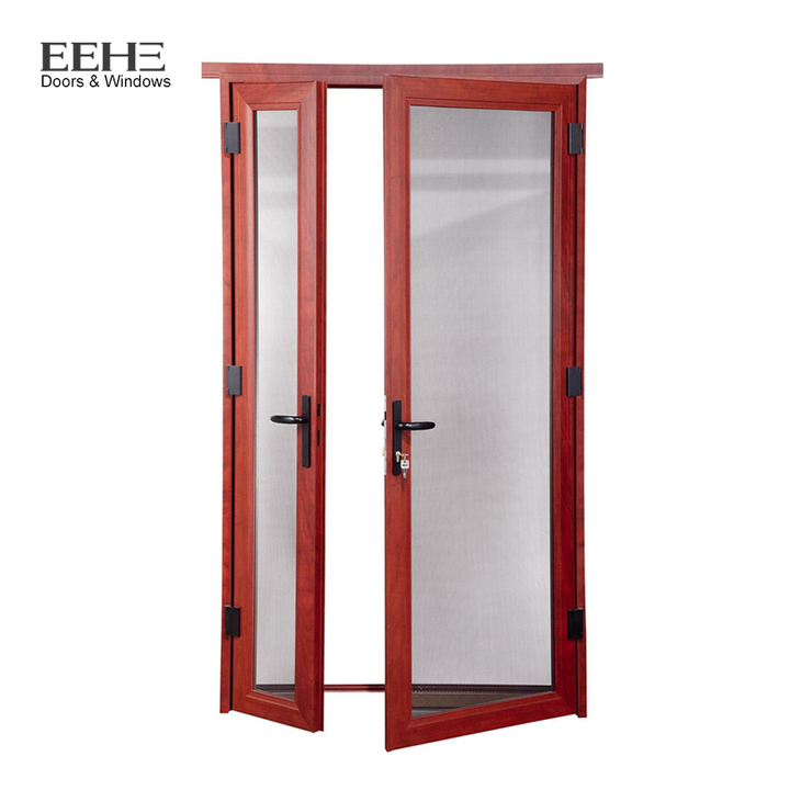 Modern Aluminum Double Swing Patio Entrance Doors - Customized Size ...