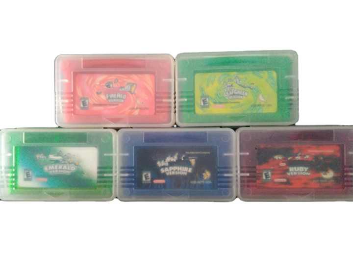 Us Version Retro Video Game Card For Poke Mon Gba Gameboy Advance Game ...