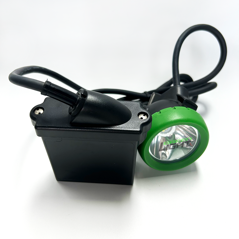 Corded Mining Helmet Light 6.6Ah Waterproof Miner Cap Lamp100000hrs ...