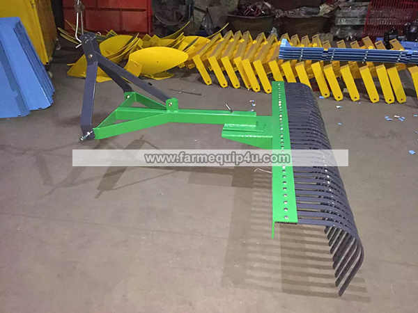 Stick Rake - Efficient Tractor Implements for Raking Grass