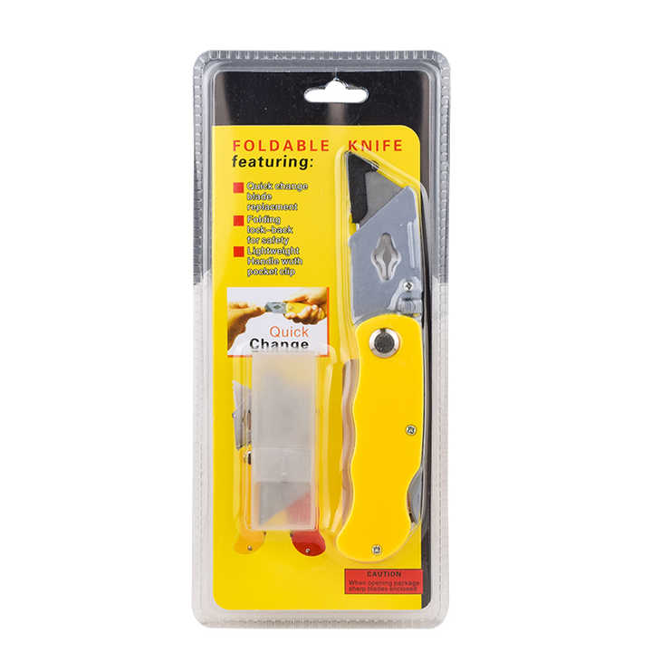 Auto Lock Retractable Utility Knife 18mm Heavy Duty Snap Blade Cutter ...