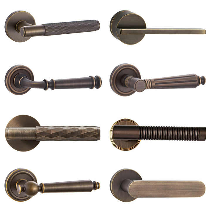 KOPPALIVE Custom Lever Door Handle Mold - Luxury Brass