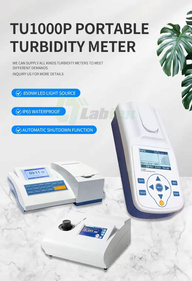 Labtex TU200P Portable Turbidity Meter 1-3 Points Calibration Turbidity ...