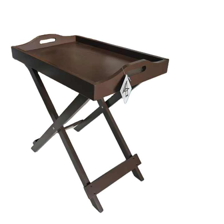 MDF Portable Wooden folding tray table Contemporary Side Table for ...