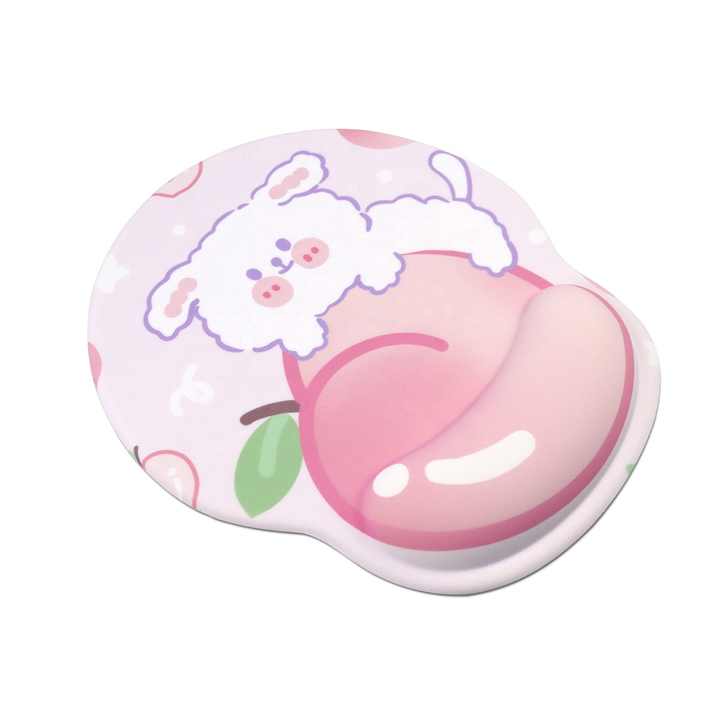 Cute Cartoon Mouse Pad Soft Silicon Gel Anime 3D Mouse Pad Ergonomic ...