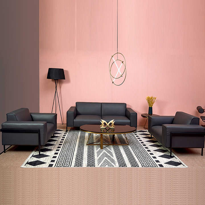 High Quality Pu Leather Comfortable Sectional Office Sofas Furniture Modern Executive Office ...