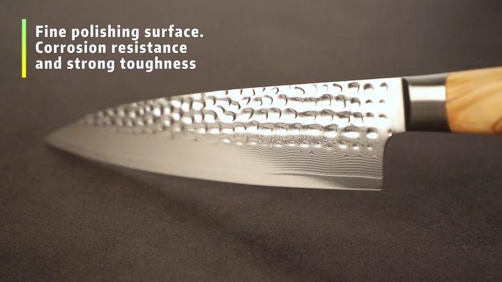 3 PCS Damascus Chef Knife Set - Custom Gift Box Kitchen Messer