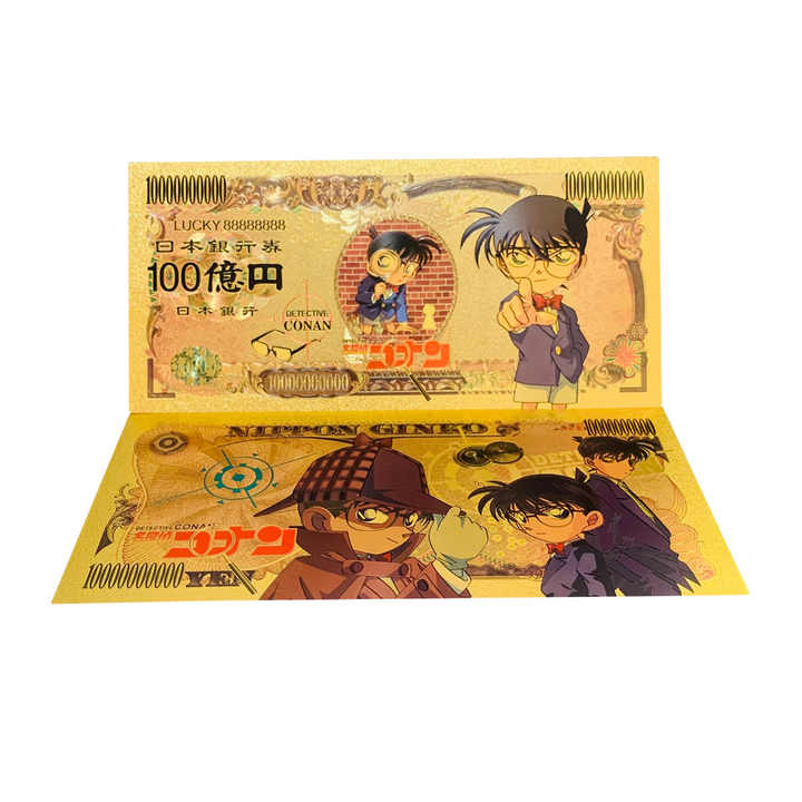 Anime-Themed Bank Note Manga Japan Anime Conan Gold Plated Banknote in ...