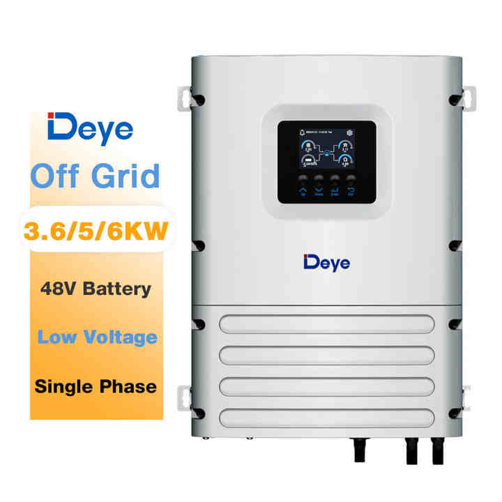 Deye SUN-6K-OG0LP1-EU-AM2 SUN-3.6/5/6K-OG01LP1-EU-AM2 3.6KW 5KW 6KW Single Phase Deye Solar Off ...