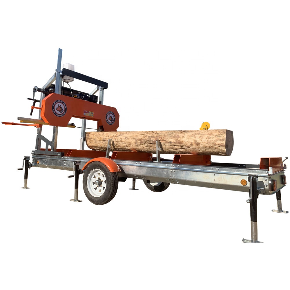 Portable Sawmill - Horizontal Band Saw with Trailer