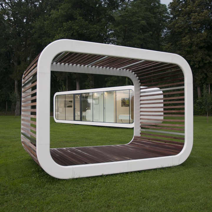 20ft 40ft Modular Prefab Tiny Homes - Portable Office Pods