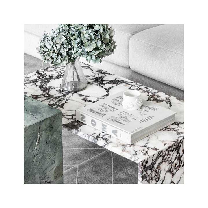Shop Our Italian Marble Calacatta Viola Plinth Coffee Table