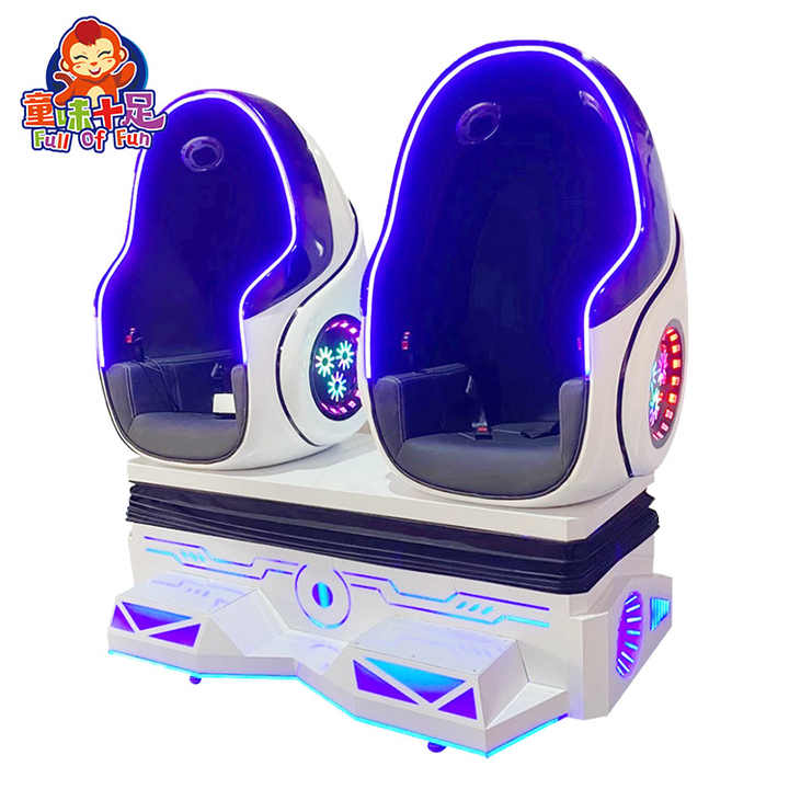 2-seater Egg VR 9D Virtual Reality Simulator for Fun & Thrill