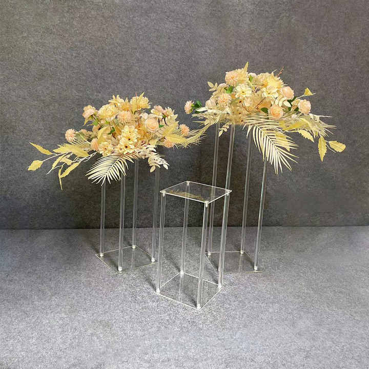 Clear Acrylic Wedding Centerpiece Acrylic Flower Stand Wedding ...