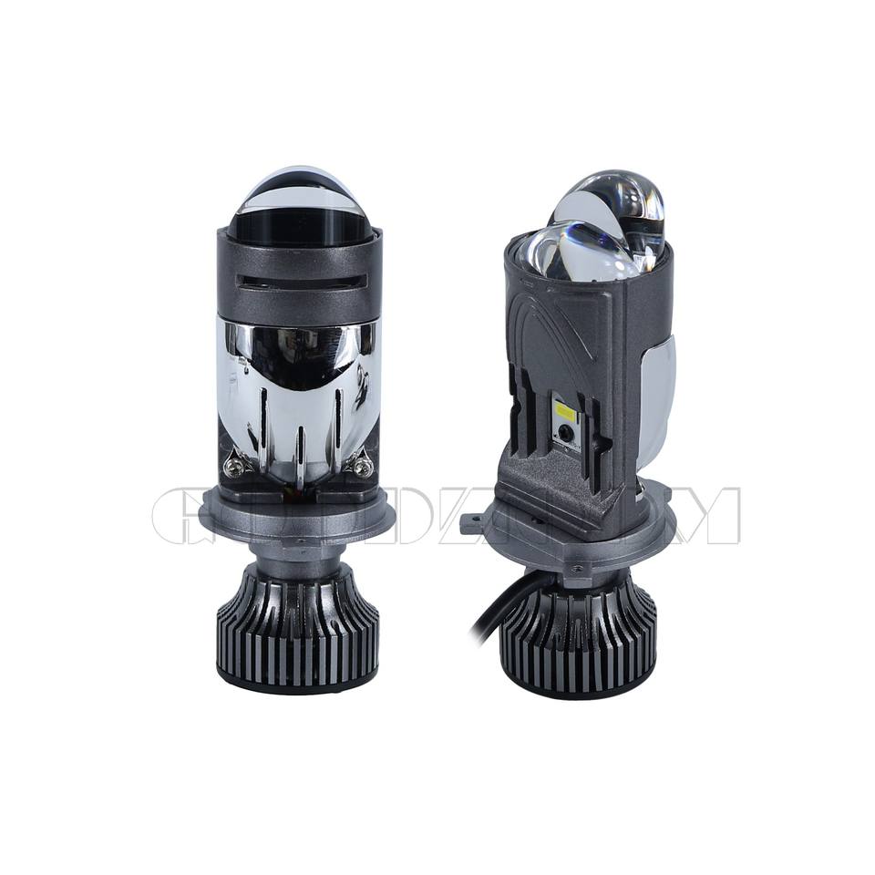 GOODZOOM H4 Bi Led Headlight Projector Bombillos LED Bulbs H4 Mini Biled Projector Lens ...
