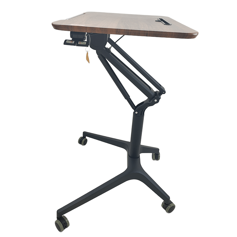 Ergonomic Standing Office Desk Pneumatic Gas Spring Height Adjustable ...