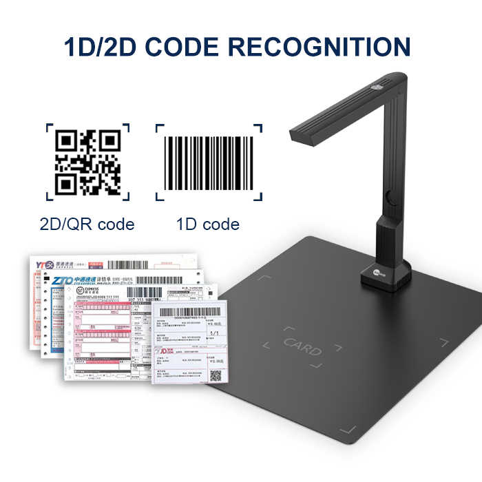 8MP A4 OCR Document Camera Desktop USB Desktop Document Scanner ...