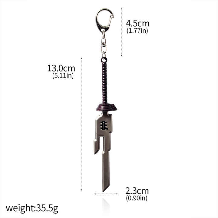 Jujutsu Kaisen Weapons Keychains - Cosplay Metal Keychains